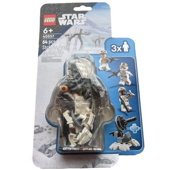Lego | Toys | Lego 4557 Star Wars Set Defense Of Hoth Includes 3 Mini ...